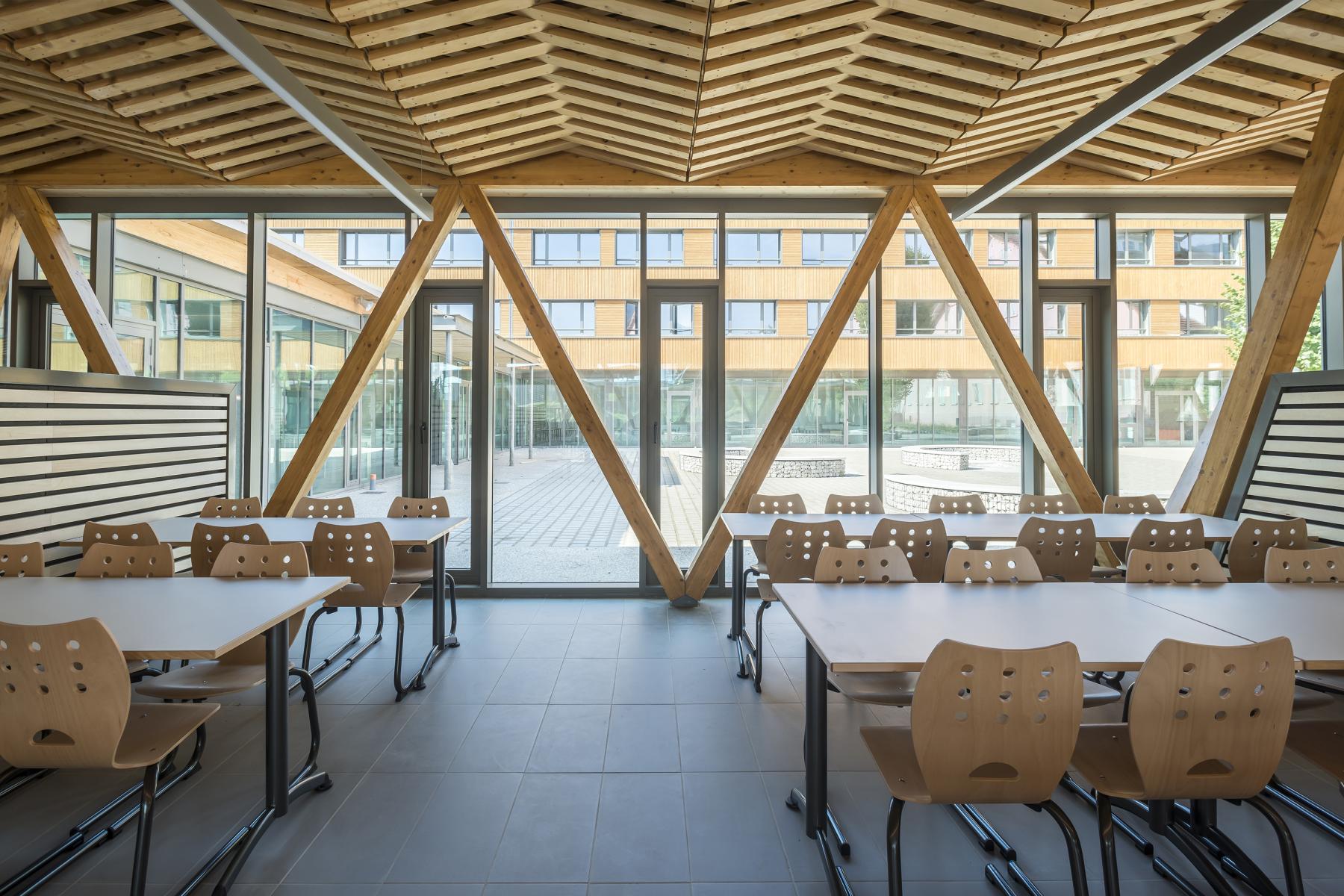 Construction internat lycée Pierre du Terrail à Pontcharra (38) - SORAETEC